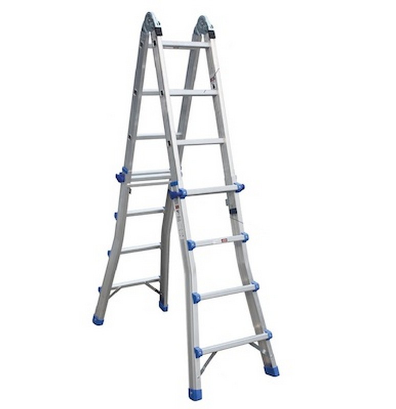 Escalera Telescopica de Aluminio Reforzada | Escaleras Mil