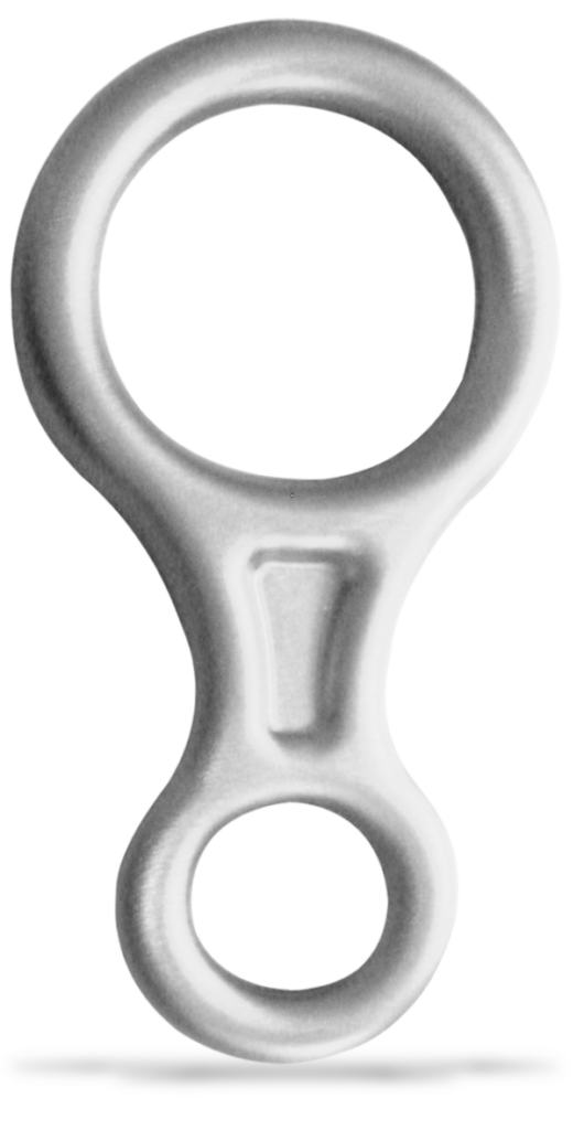 Descensor Ocho De Aluminio Para Soga | Escaleras Mil